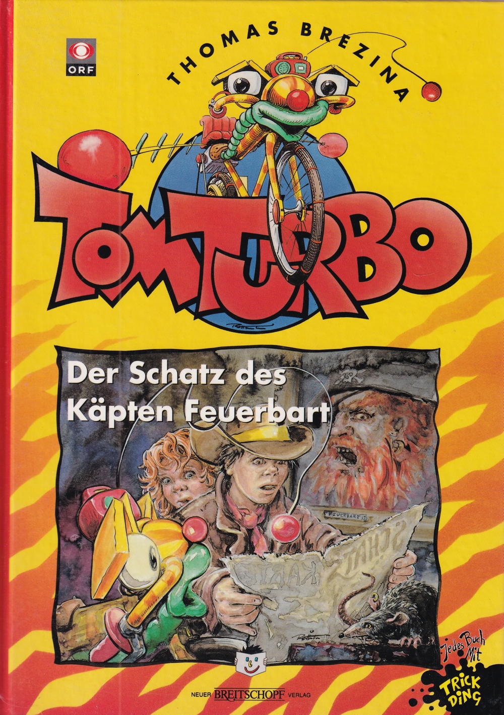 Buch Tom Turbo - Der Schatz des Käpten Feuerbart von Thomas Brezina ...
